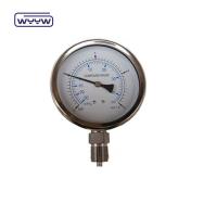 China Stainless Steel Bourdon Tube Pressure Gauge For Accurate Pressure Readings for sale