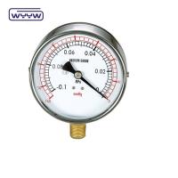 China Compound Pressure Gauge For Measuring Both Positive And Negative Pressure Stainless Steel Case for sale