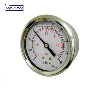 China Stainless Steel Case Compound Pressure Gauge For Chemical And Petrochemical Industries for sale