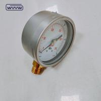 China Availble Oil Filling Phosphor Bronze Bourdon Tube Material Pressure Gauge Manometer For High Precision Measurements for sale