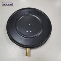 China Industrial Grade Bourdon Tube Pressure Gauge With Bottom Mount And Black Steel Case for sale