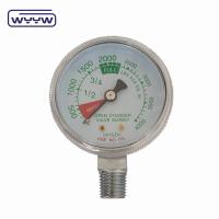 China Water Gas Pressure Test Gauge For Industrial Applications for sale