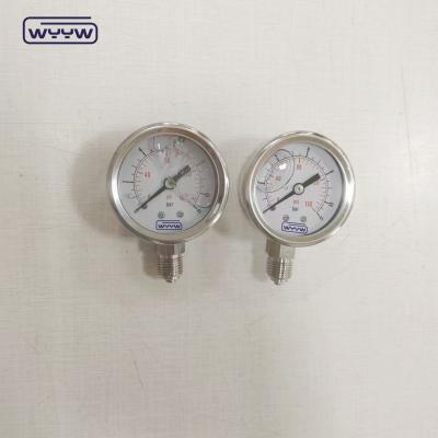 China Stainless Steel Bourton Tube Liquid Gauge 1/4