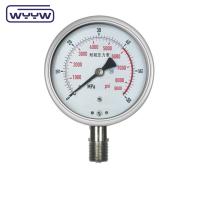China High Accuracy Liquid Filled Vacuum Gauge Stainless Steel Bourton Tube ±1.6% Of Full Scale for sale