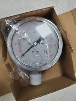 China High Accuracy Liquid Filled Vacuum Gauge Stainless Steel Bourton Tube ±1.6% Of Full Scale for sale