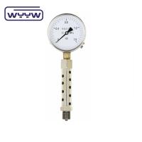 China 1/2 Inch NPT High Temperature Pressure Gauge With Safe Glass Window And Plastic Window for sale