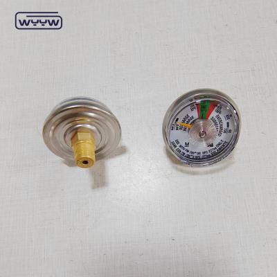 China 22mm-41mm Nominal Size Mini Pressure Gauge Precise ±4% Accuracy In Industrial Environments for sale