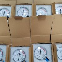 China 63mm capsule pressure gauge bellows manometer kpa cmH2O bottom connection for sale