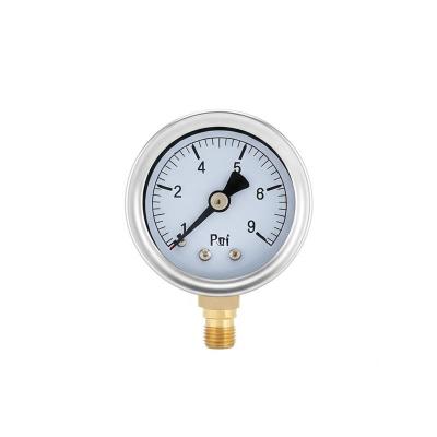 China Pressure measurement type pressure gauge manometer built with stainless steel case offering and consistent pressure readings for sale