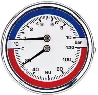 China High Temperature Pressure Gauge Thermomanometer with 2.5