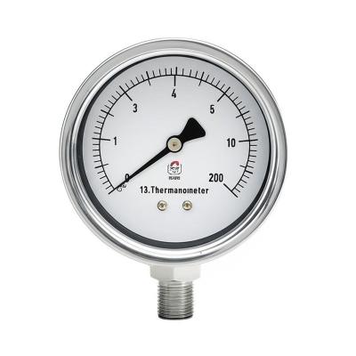 China Surface Mount Pressure Gauge Manometer Pressure Range 0 To 1000 Psi Pressure Measurement Instrument for Various Systems for sale
