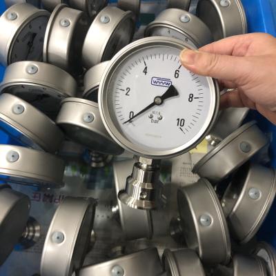 China Over Pressure 1.5×FS Diaphragm Pressure Gauge OEM Customized Support Provides and Accurate Pressure Data for Industrial for sale