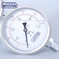 China 2 Inch Dial Size High Pressure Meter with 304 Stainless Steel Case - Industrial Pressure Gauge Manometer for sale