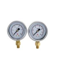 China 2 Inch Dial Size High Pressure Meter with 304 Stainless Steel Case - Industrial Pressure Gauge Manometer for sale