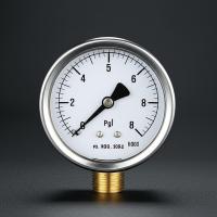 China Industrial Pressure Gauge with Bourdon Tube Mechanism and Corrosion Resistant Liquid Filled Design for sale