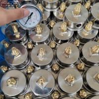 China Stainless Steel Vacuum Pressure Gauge with 60mm Dial Size and Back Mount for Industrial Applications for sale