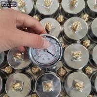 China Stainless Steel Vacuum Pressure Gauge with 60mm Dial Size and Back Mount for Industrial Applications for sale