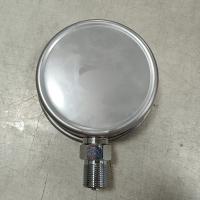 China 4-inch 100mm Liquid Filled Hydraulic Pressure Gauge with 0-2.5MPa/0-25kgf/cm² Range and Shock Resistant Design for sale