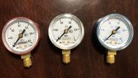 China 2-inch (50mm) Gas Test Pressure Gauge with 0-25MPa Range and High-Accuracy Certification for Gas Systems for sale