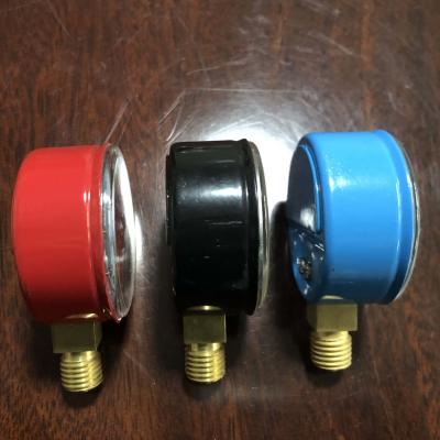 China 2-inch (50mm) Gas Test Pressure Gauge with 0-25MPa Range and High-Accuracy Certification for Gas Systems for sale