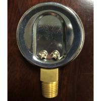 China 2-inch Oxygen Pressure Gauge with 0-4000 PSI Range Oxygen-Safe Certified for Natural and LPG Gas Applications for sale