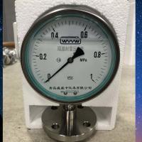 China 6-inch 150mm Sanitary Pressure Gauge with Flange | 0-1MPa Range | Vibration Resistant Diaphragm Design for sale
