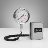 China 6-inch Dial Remote Reading Pressure Gauge with 0-1.6MPa Range and 1.6 Accuracy Class for Remote Monitoring for sale