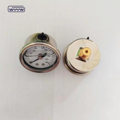 China 40mm Glycerine Filled Pressure Gauge 2500kPa for Fire Extinguishing Systems for sale