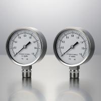 China 4-inch (100mm) Bourdon Tube Pressure Gauge 0-1.6MPa Economy & Durable for Reliable Mechanical Measurement for sale