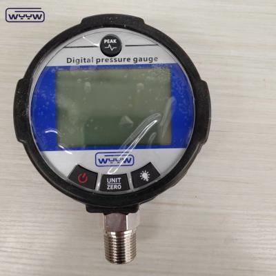 China 100mm Digital Pressure Gauge with LCD 5 Digit Display and Stainless Steel Construction for sale