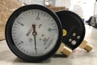 China 4-inch (100mm) 0-16kPa Capsule Pressure Gauge for Low Pressure Gas and Ventilation Systems for sale