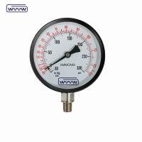 China Ammonia Pressure Gauge with 100mm Dial Size and 1/4