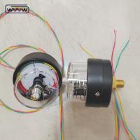 China 63mm Electric Contact Pressure Gauge with Back Connection and 4MPa Range for Industrial Applications for sale