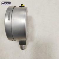 China Stainless Steel Shock Resistant Pressure Gauge with Customizable Range and Bayonet Bottom Connection for sale