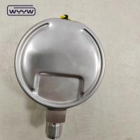 China Stainless Steel Shock Resistant Pressure Gauge with Customizable Range and Bayonet Bottom Connection for sale
