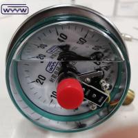 China Magnetic-assisted Electronic Pressure Gauge with 100mm Size and Silicone Filled for Accurate Measurements for sale