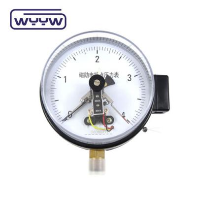 China 4 Inch 100mm 0-1.6MPa Electric Contact Pressure Gauge | Electric Oil Pressure Gauge, Explosion Proof Electric Contact Pressure Gauge For Sale for sale