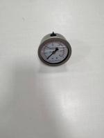 China 63mm Horizontal Glycerine Manometer Back Connection Pressure Gauge for sale