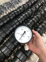 China 100mm Russian Standard Pressure Gauge | Black Iron Case MPa Manometer for sale
