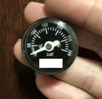 China FM‑200 Mini Pressure Gauge | Fire Suppression Cylinder Manometer for sale