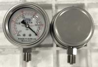 China 63mm (2.5 Inch) Matte Stainless Steel Compound Vacuum Pressure Gauge with Class 2.5 Accuracy for sale