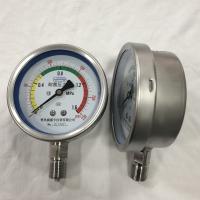 China Stainless Steel Housing Pressure Gauge Manometer To Fill Oil Suitable For Industrial Applications With 1 Year Assurance for sale
