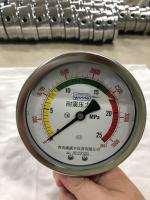 China Stainless Steel Pressure Gauge Manometer Featuring Customized Support OBM and Fluid Compatibility Air Designed for Industrial for sale