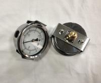 China 60mm Semi-Steel Pressure Gauge with Dual Scale Measurement for Industrial Applications for sale
