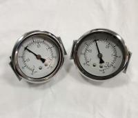 China 60mm Semi-Steel Pressure Gauge with Dual Scale Measurement for Industrial Applications for sale