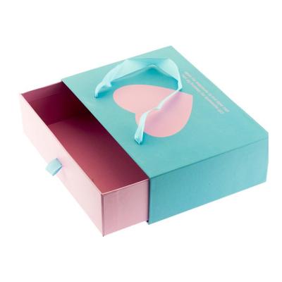 China Custom Printing Hard Rigid Cardboard Luxury Sliding Box Gift Sleeve Drawer Box Packaging for sale