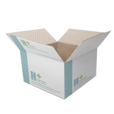 China Custom Logo Large Double Wall Carton Recycle Shipping Moving Delivery Corrugated Box for sale