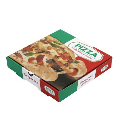 China Custom Design Food Box Corrugated Paper Brown Pizza Box for sale