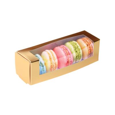 China Custom design paper gift macaron box cake packaging box for sale