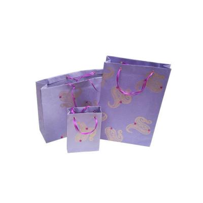 China OEM Luxury Jewelry Paper Gift Bag Shopping Paper Bag Customized for sale